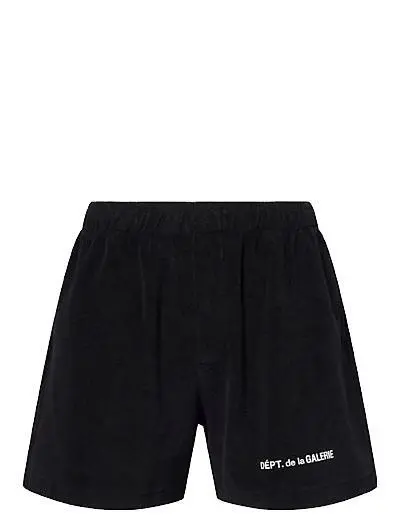 GALLERY DEPT. Logo-print Cotton Shorts - Black