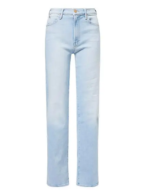 MOTHER The Kick It Straight-leg Cotton-blend Jeans - Melt In Your Mouth