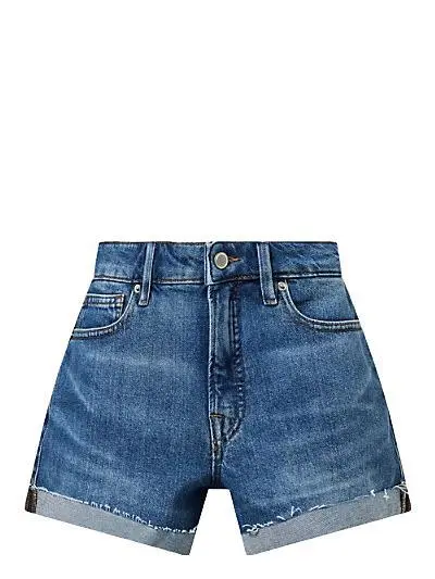 Good American Mid-rise Denim Shorts - Indigo1109