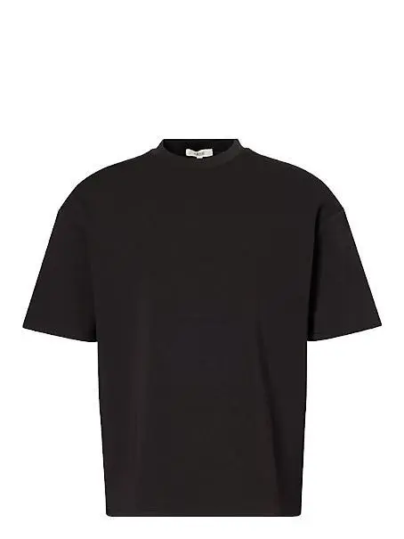 ARNE Everyday Luxe Cotton-blend T-shirt - Black