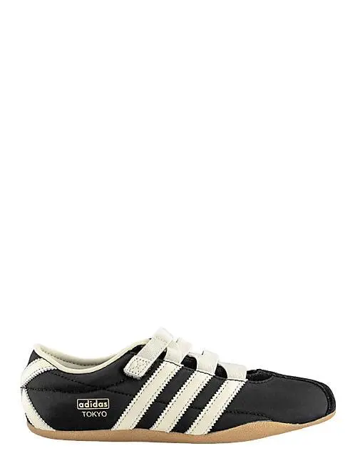 Adidas Tokyo Leather Mary Jane Trainers - Black Cream White Gold M