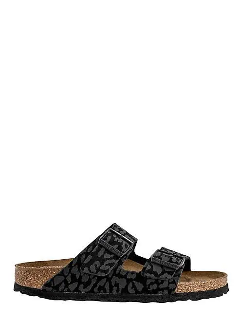 BIRKENSTOCK Arizona Two-strap Sandals - Leo Black