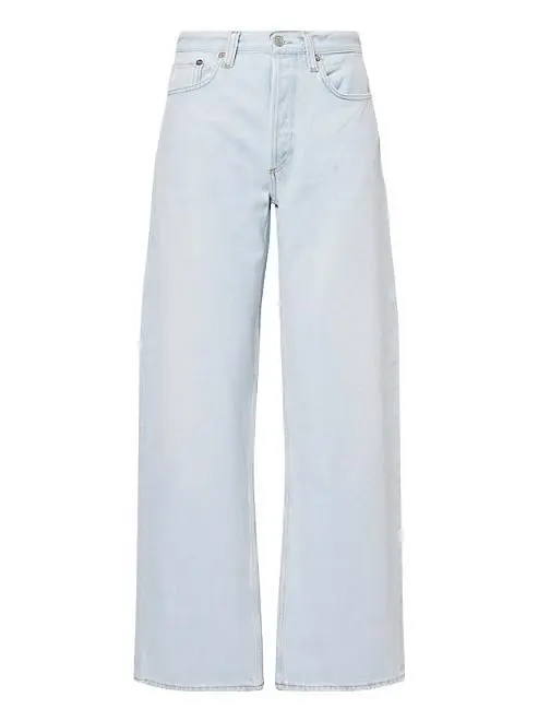 AGOLDE Arc 32' Wide-leg Denim Jeans - Tangent (lt Pale Ind)