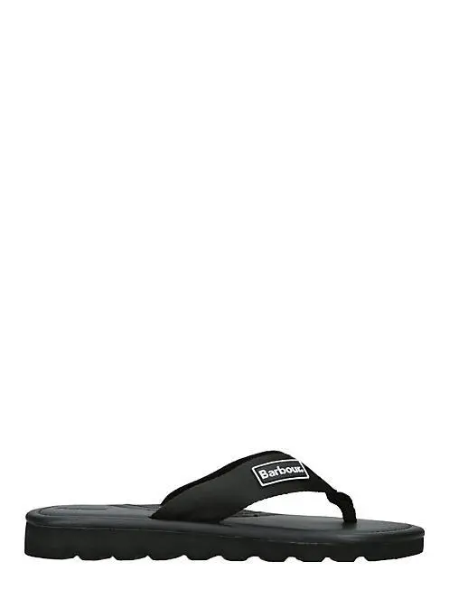 Barbour Harker Woven Sandals - Black