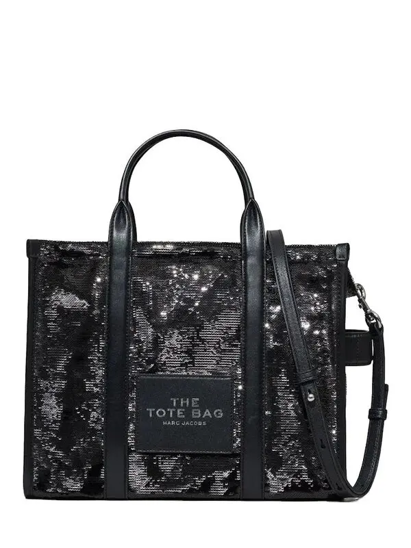 Marc Jacobs Sequined Medium Tote Bag - Black