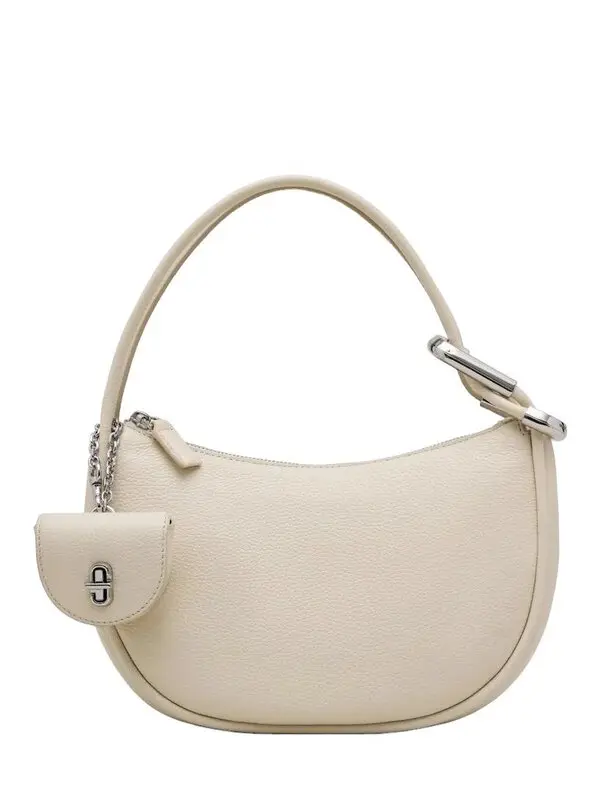 Marc Jacobs The Hobo Leather Dual Bag - Cotton White