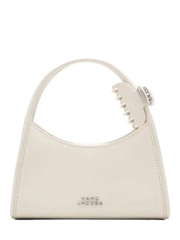 Marc Jacobs The Claw Clip Crossbody Glam Bag - Cotton White