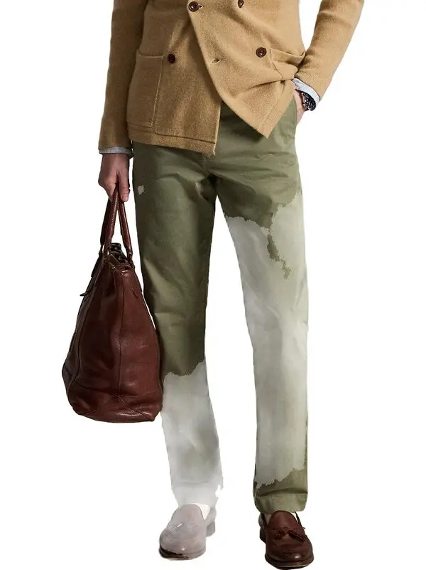 Ralph Lauren Jarrett Slim Fit Sateen Pant - Sage Green