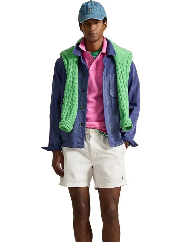 Ralph Lauren 6-inch Polo Prepster Stretch Chino Short - Deckwash White