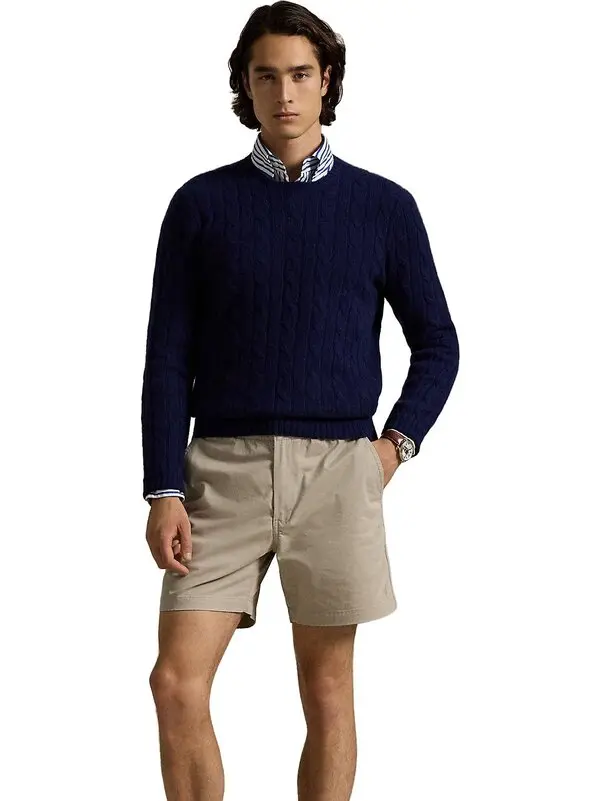 Ralph Lauren 6-inch Polo Prepster Stretch Chino Short - Khaki Tan