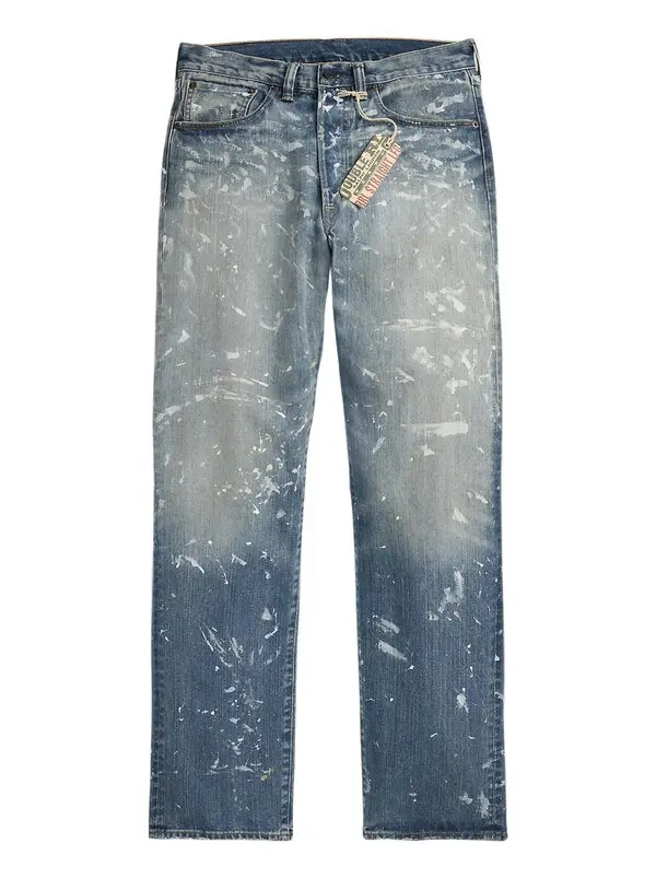 Ralph Lauren Straight Fit Fenimore Distressed Jeans - Fenimore Wash