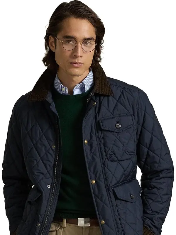 Ralph Lauren Quilted Jacket - College Navy