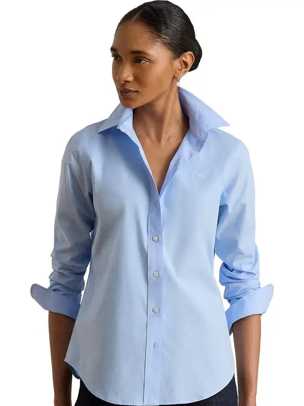 Ralph Lauren Classic Fit Easy Care Cotton Shirt - Blue