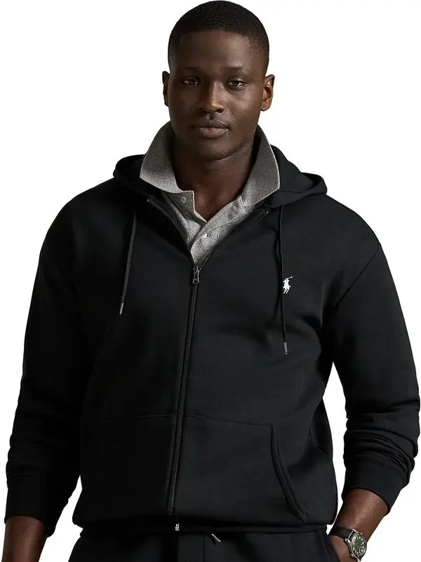 Ralph Lauren Double-knit Full-zip Hoodie - Polo Black