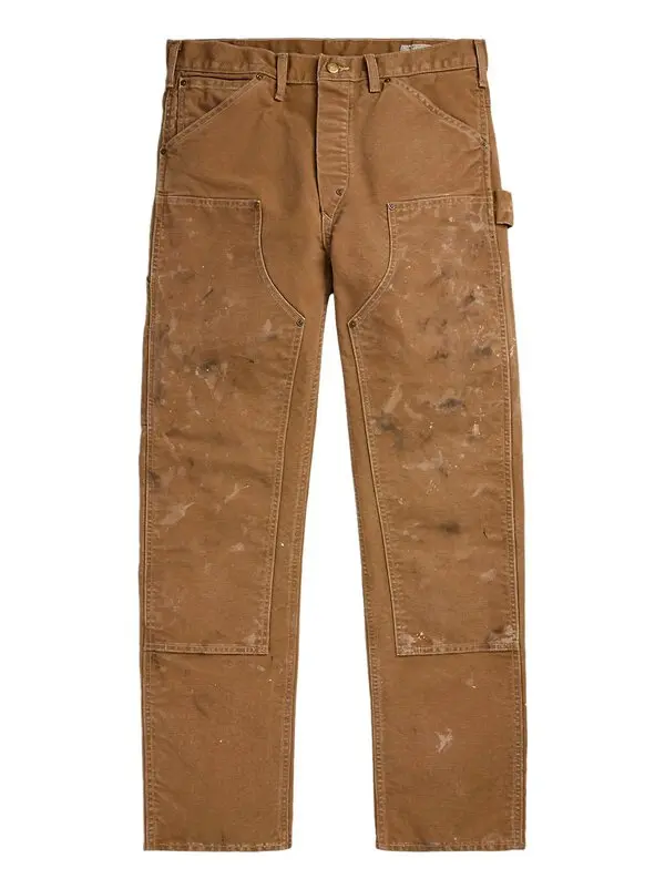 Ralph Lauren Engineer Fit Distressed Carpenter Pant - Khaki