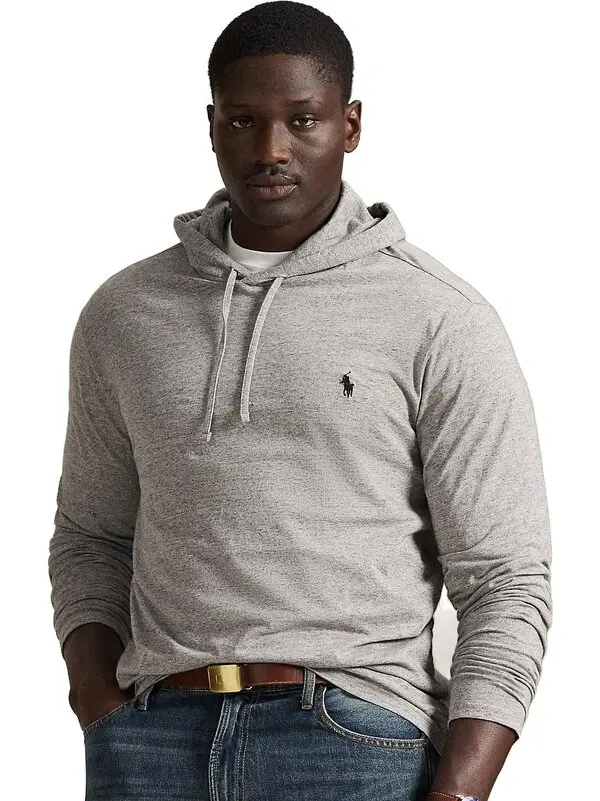 Ralph Lauren Jersey Hooded T-shirt - Dark Vintage Heather