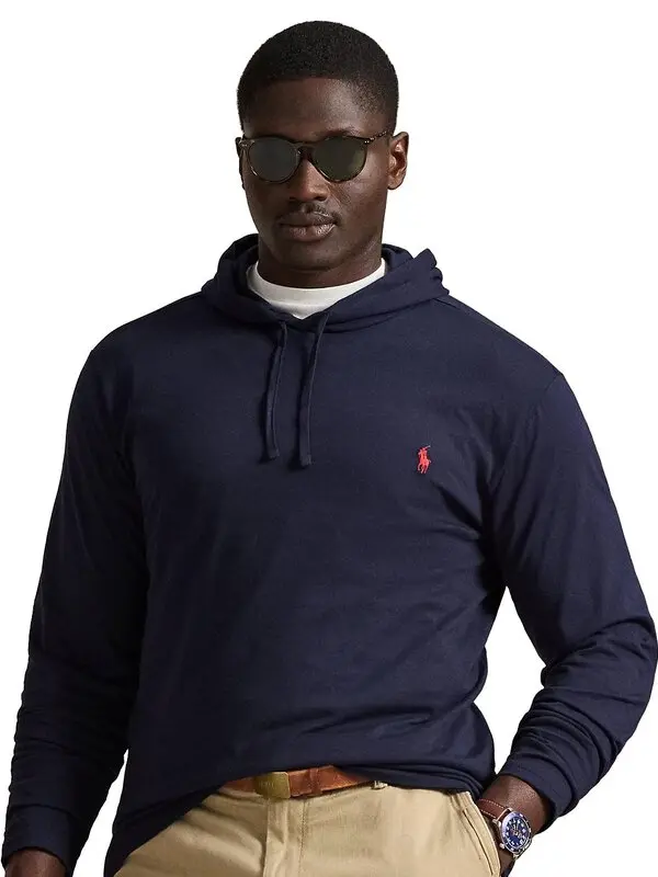 Ralph Lauren Jersey Hooded T-shirt - Ink
