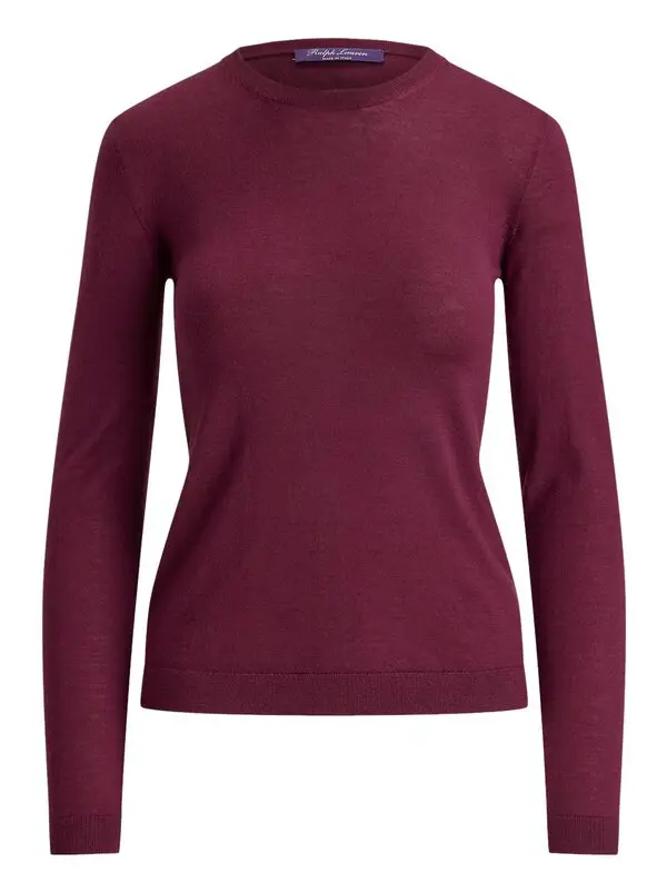 Ralph Lauren Cashmere Crewneck Sweater - Carmine