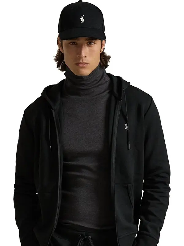 Ralph Lauren Double-knit Full-zip Hoodie - Polo Black