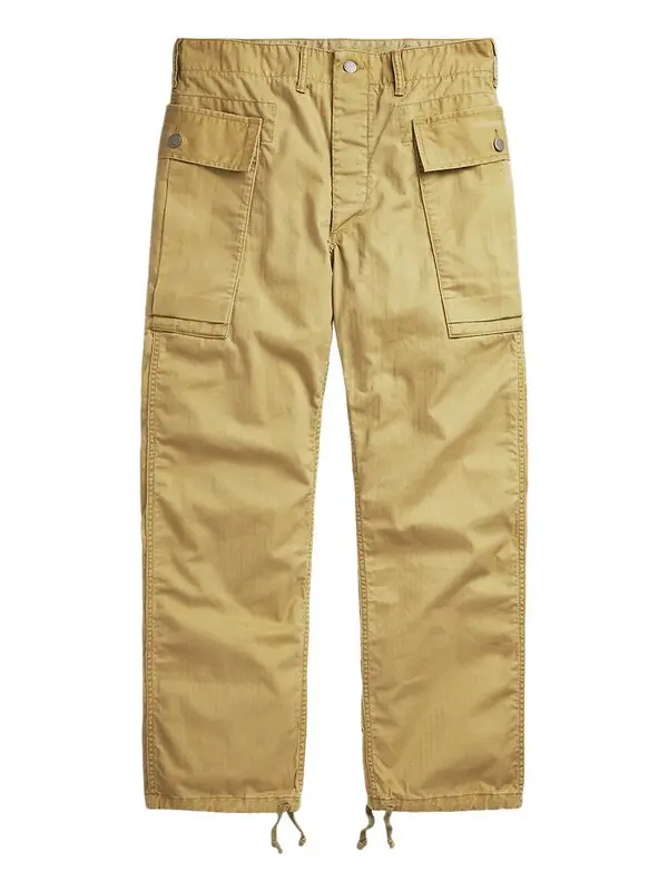 Ralph Lauren Herringbone Twill Cargo Pants - Khaki