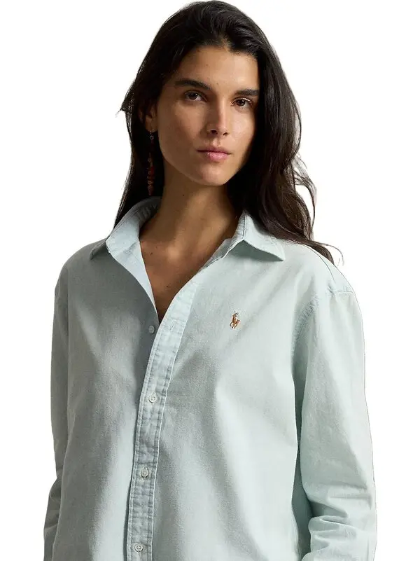 Ralph Lauren Cropped Boxy Shirt - Chambray