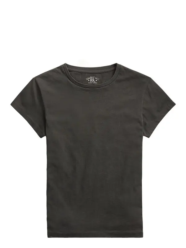 Ralph Lauren Cotton Jersey Crewneck T-shirt - Faded Black Canvas