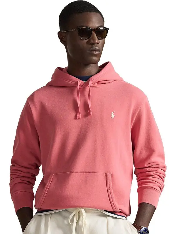 Ralph Lauren Loopback Fleece Hoodie - Red Sky