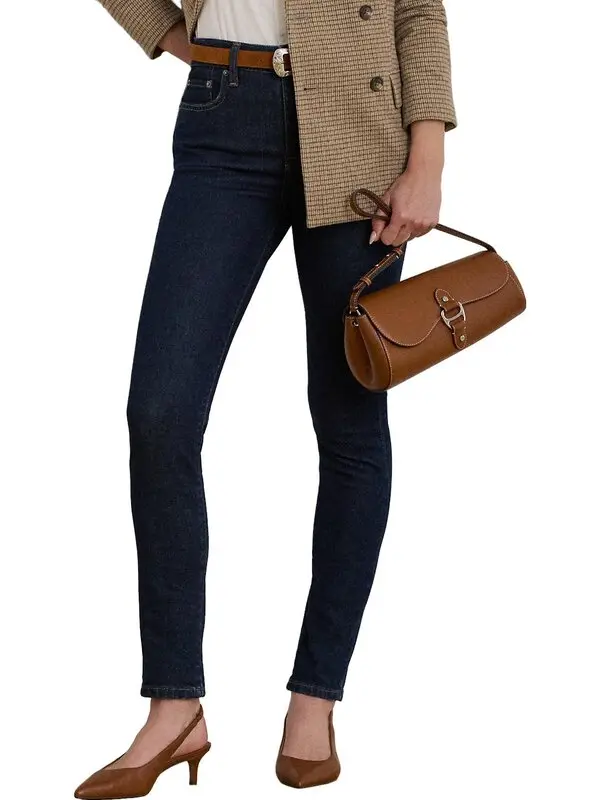 Ralph Lauren High-rise Skinny Ankle Jeans - Rinse Wash