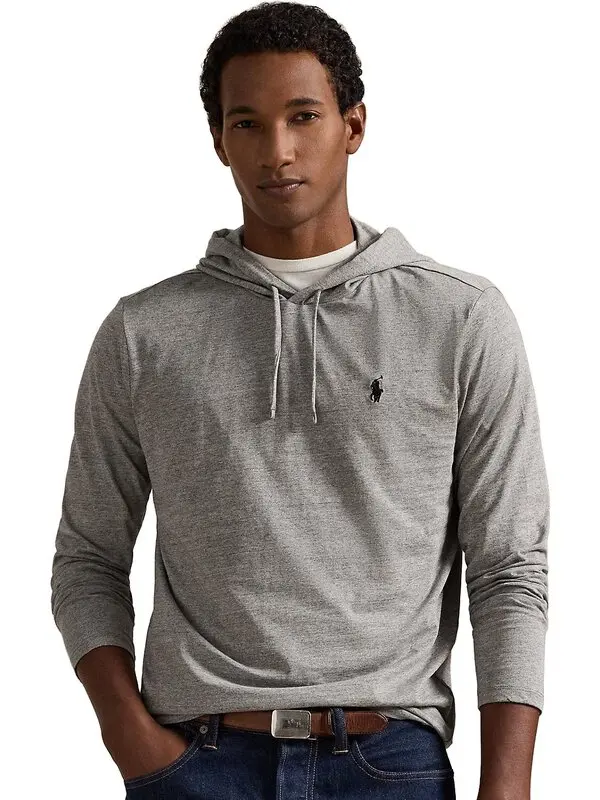 Ralph Lauren Jersey Hooded T-shirt - Dark Vintage Heather