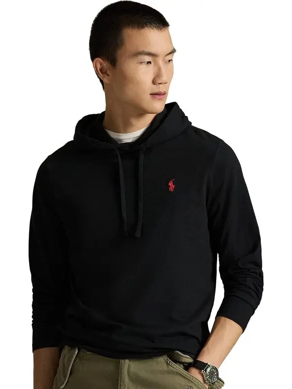 Ralph Lauren Jersey Hooded T-shirt - Polo Black