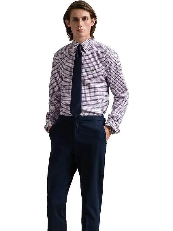 Ralph Lauren Garment-dyed Stretch Chino Suit Trouser - Bright Navy
