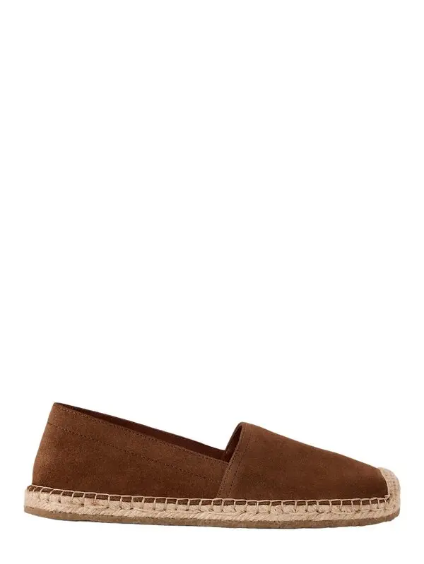 Ralph Lauren Suede Espadrilles - Brown