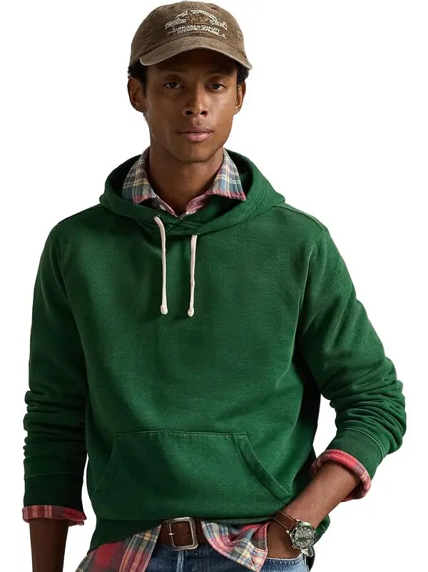 Ralph Lauren Fleece Hoodie - Grass Green