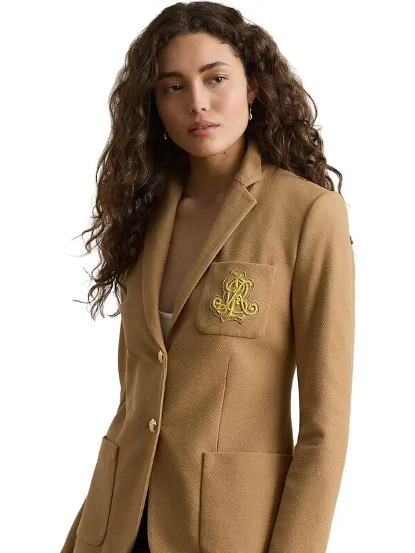 Ralph Lauren Bullion Jacquard Blazer - Classic Camel