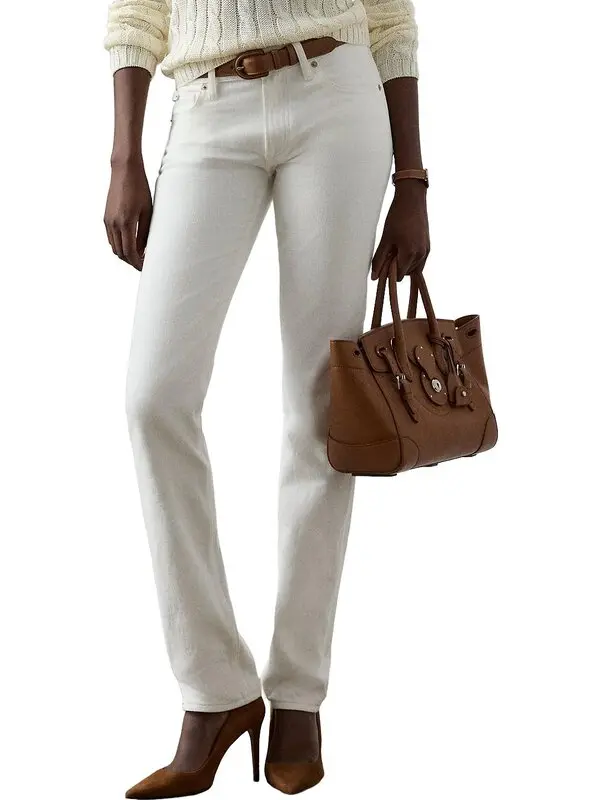 Ralph Lauren Barrett Slim Denim Jean - Glacial White