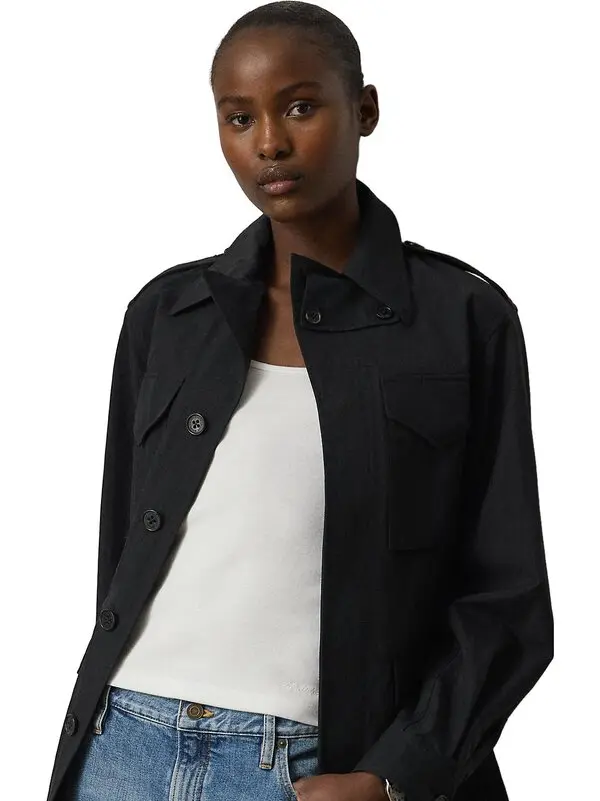 Ralph Lauren Milton Twill Field Jacket - Black