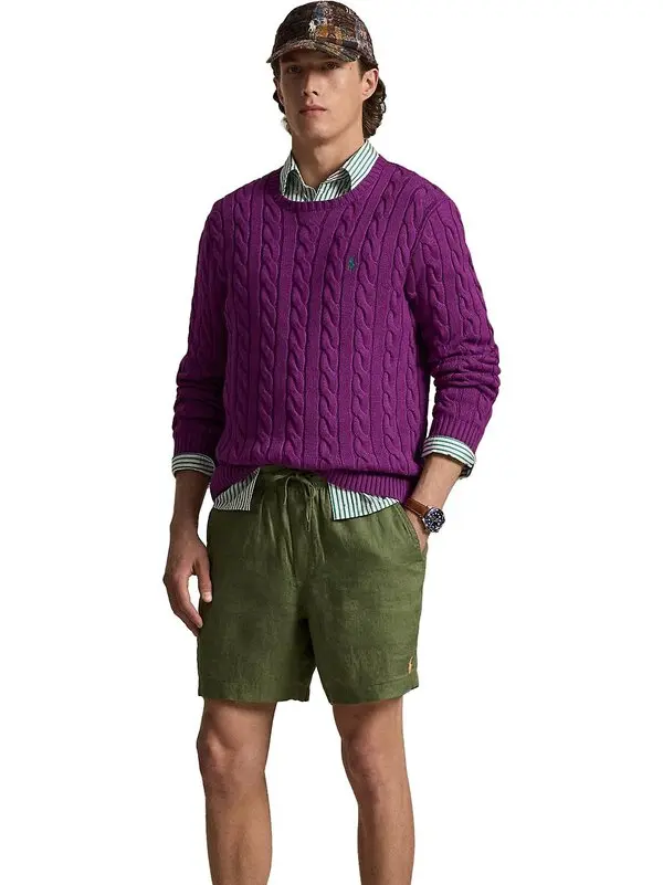 Ralph Lauren Polo Prepster 6-inch Linen Short - Garden Trail