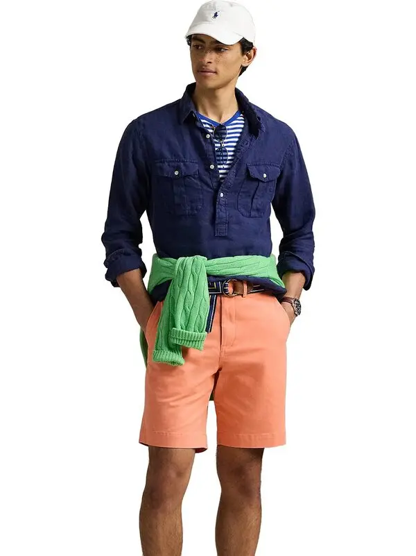 Ralph Lauren 9-inch Bedford Classic Fit Chino Short - Deep Mango
