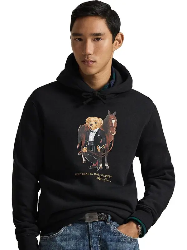 Ralph Lauren Polo Bear Fleece Hoodie - Polo Black