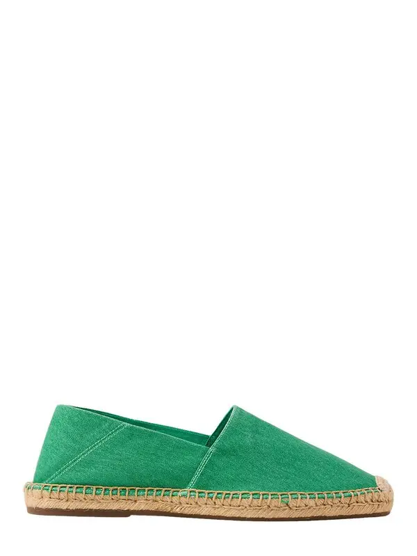 Ralph Lauren Cevio Washed Canvas Espadrille - Green