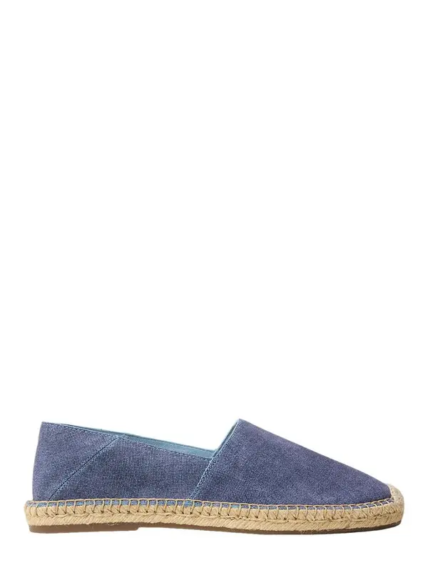 Ralph Lauren Cevio Leather Espadrille - Blue