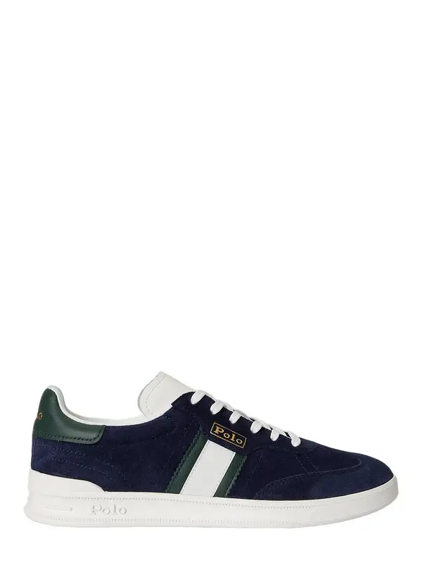 Ralph Lauren Heritage Aera Suede Sneaker - Navy/forest