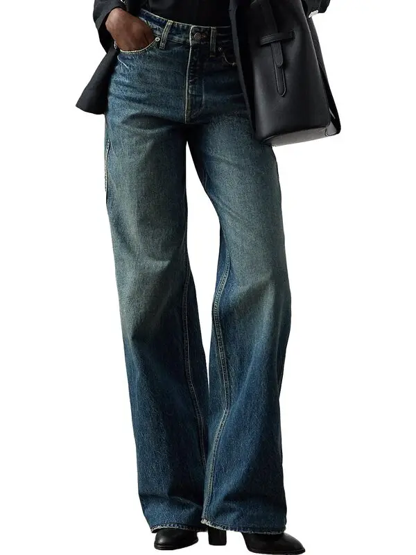 Ralph Lauren Mae Wide-leg Jean - Ashbury Wash