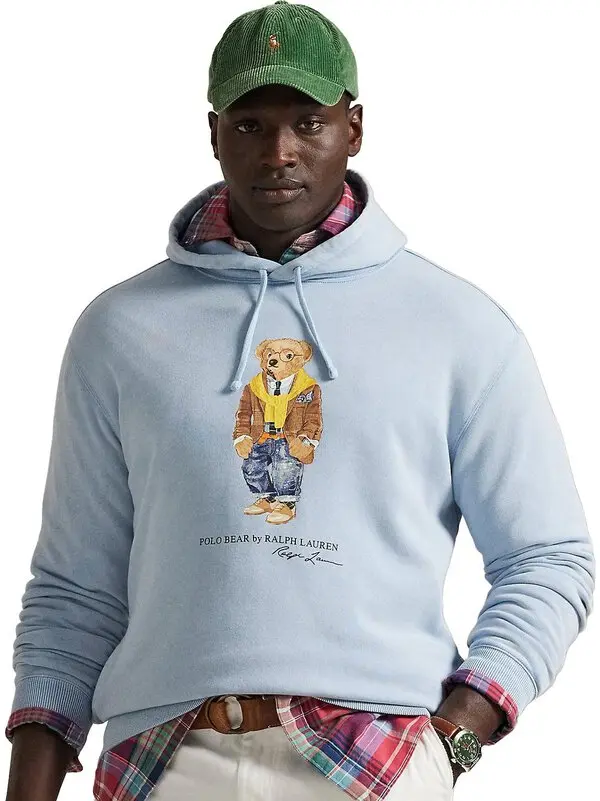 Ralph Lauren Polo Bear Fleece Hoodie - Southport Blue/heritage Bear