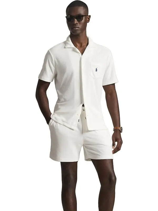 Ralph Lauren 6-inch Terry Drawstring Short - White