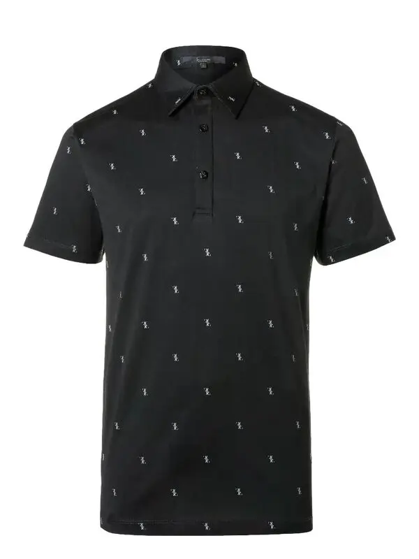 BILLIONAIRE Trey Polo Shirt - Black
