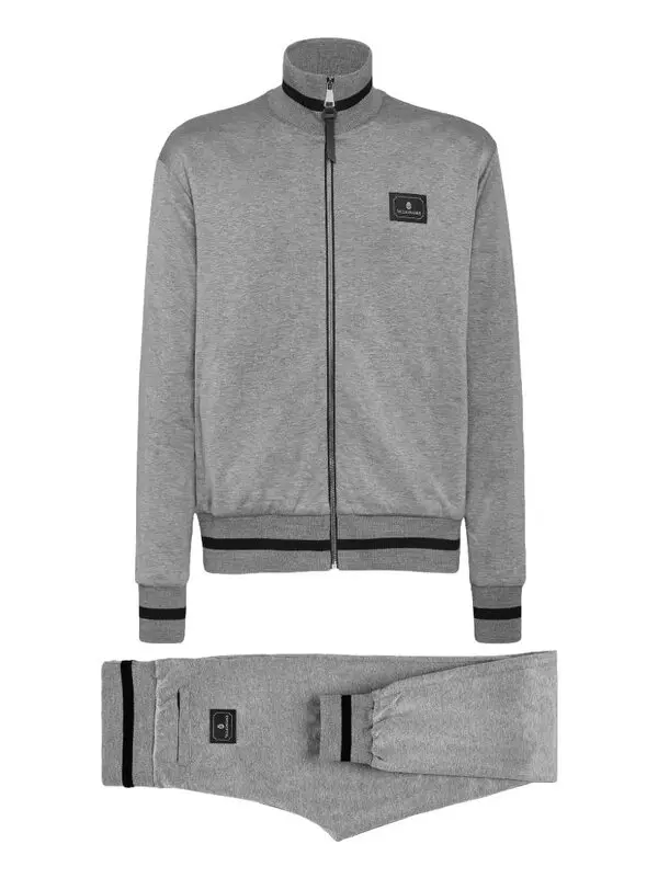 BILLIONAIRE Stripe-detail Tracksuit - Grey