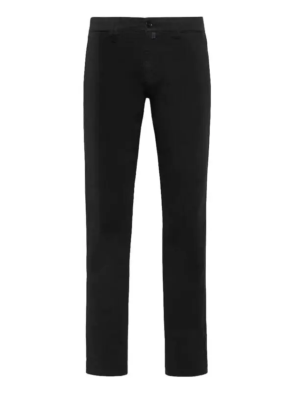 BILLIONAIRE Embroidered Chinos - Black