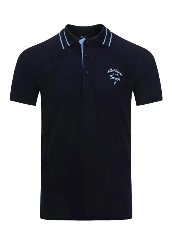 BILLIONAIRE Cotton Polo Shirt - Blue