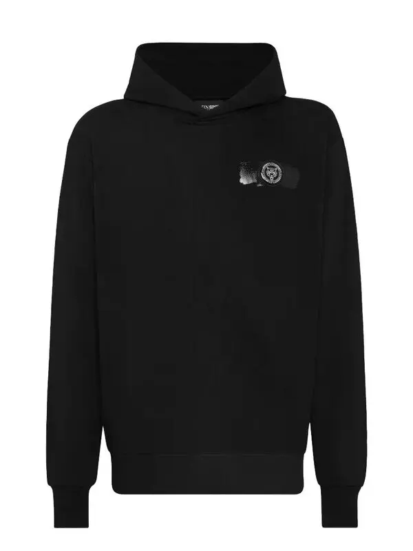 PLEIN SPORT Tiger-patch Hoodie - Black